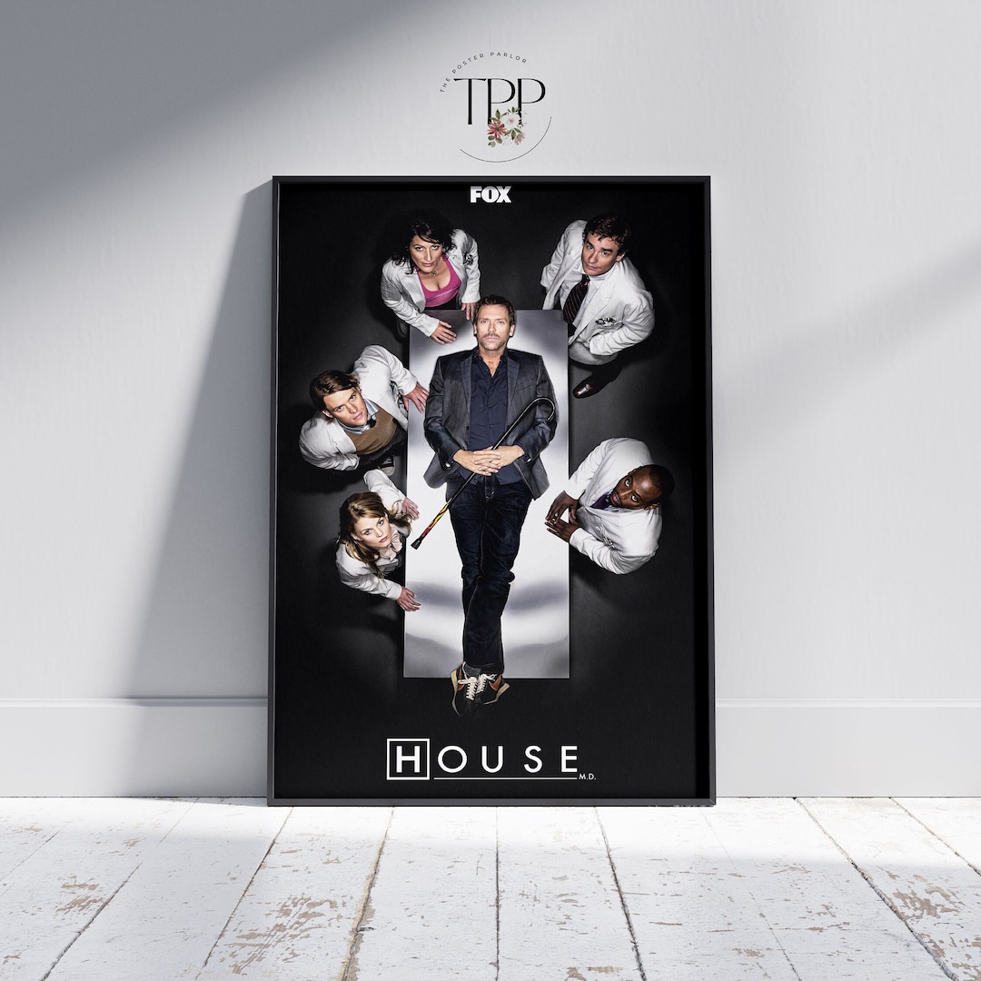 House M.D. Poster: Medical Drama TV Show Wall Art - Etsy
