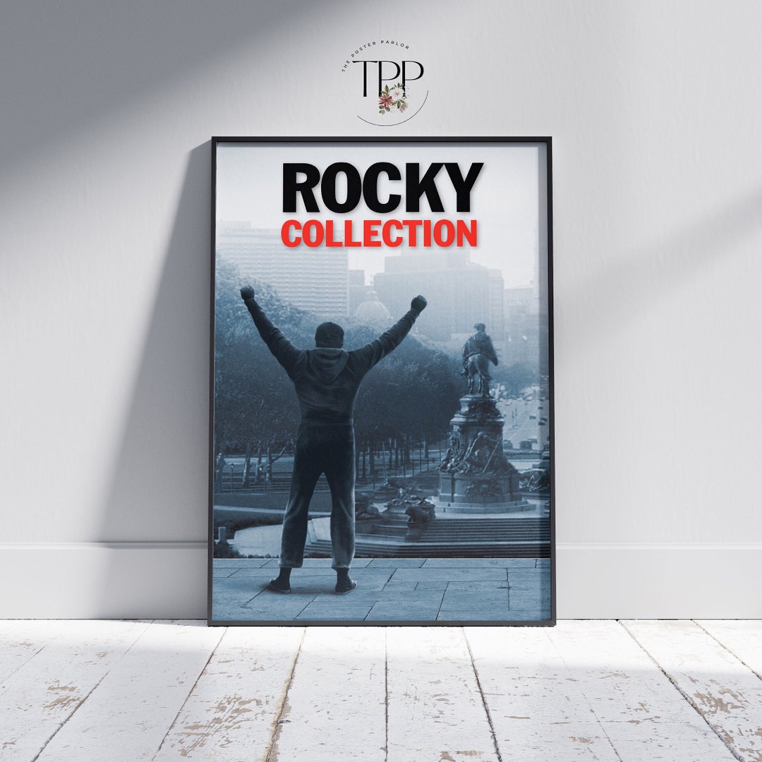 Rocky Movie Poster, Sylvester Stallone Wall Art, Fine Art Print, Ideal ...