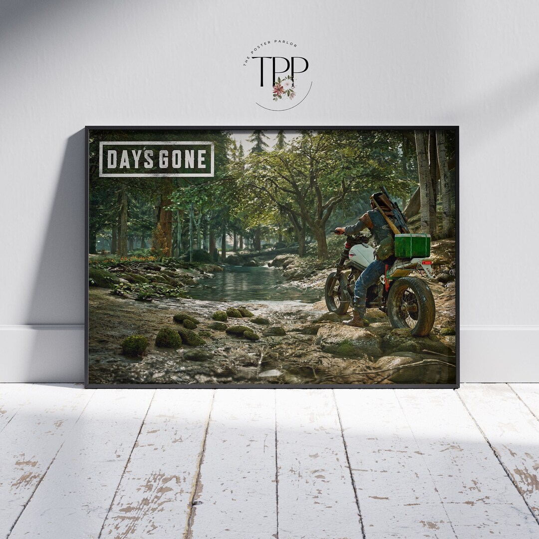 Days Gone Poster, Video Game Wall Art, High Quality Print, Gaming Room ...