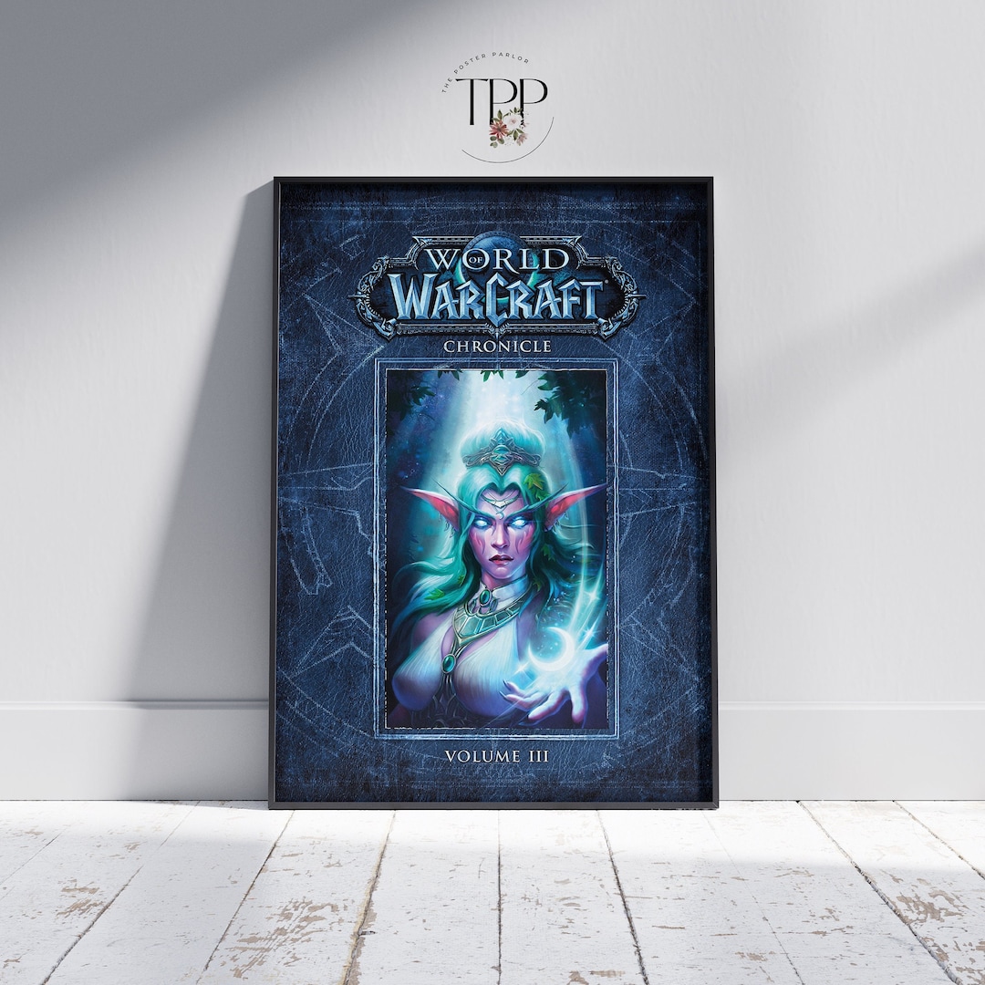 World of Warcraft Poster, Video Game Wall Art, Gaming Room Decor, Fine ...