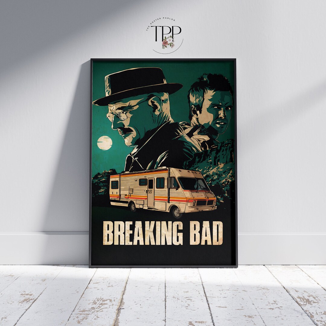 Breaking Bad Poster, Walter White Artwork, High Quality Print, Jesse ...