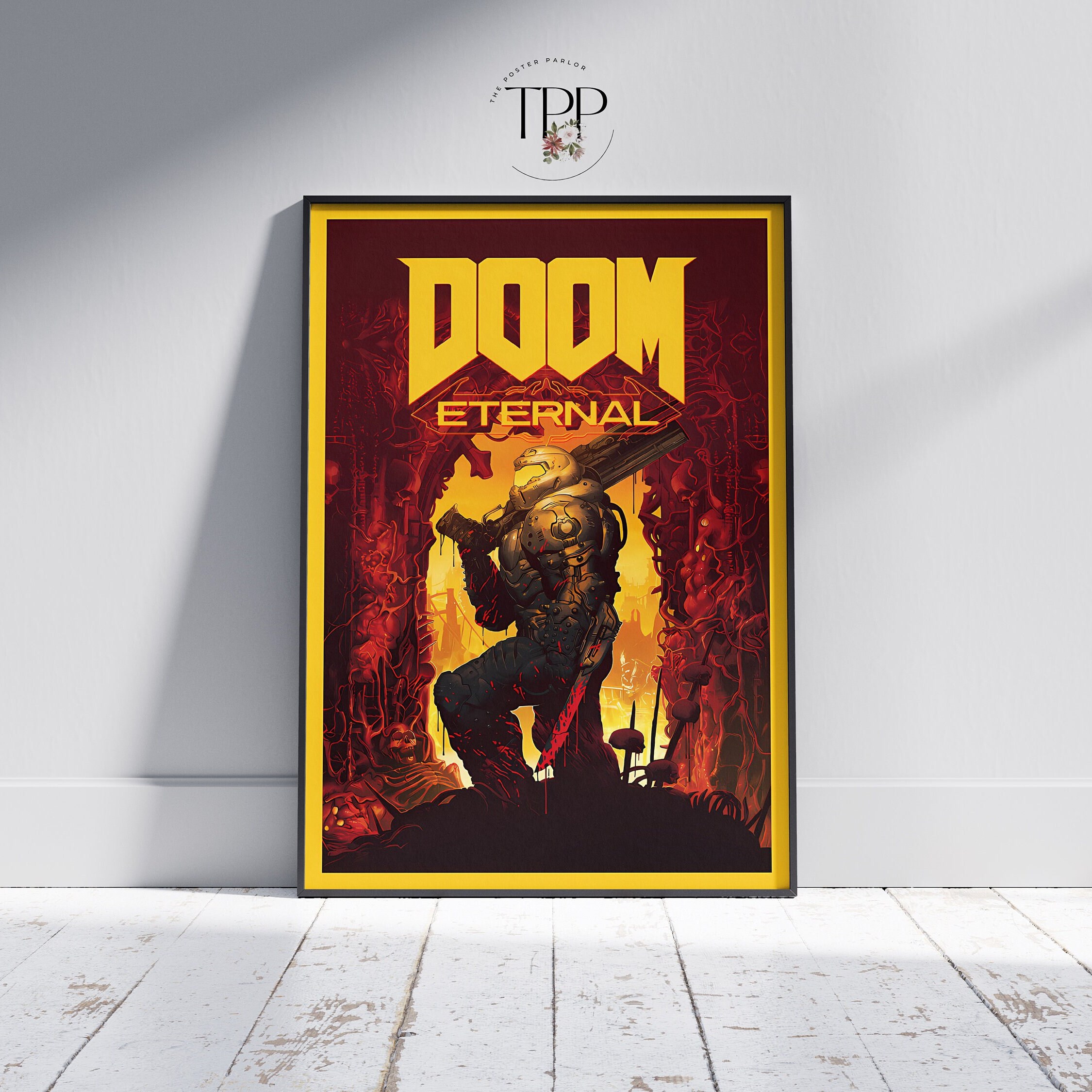 Doom Eternal Poster High Quality Gaming Wall Art Unique - Etsy