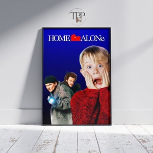 Home Alone Movie Poster, Macaulay Culkin Wall Art, Fine Art Print ...