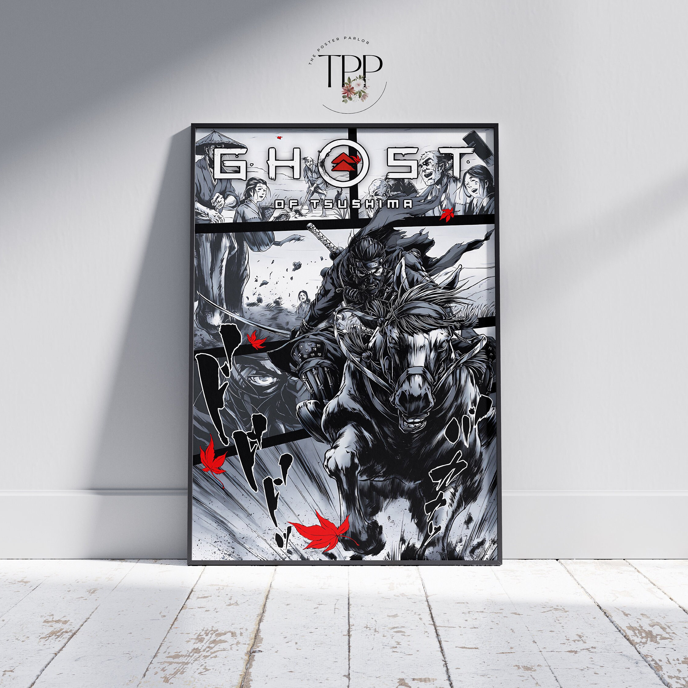 Ghost of Tsushima Game Poster Gaming Wall Art Game Room - Etsy