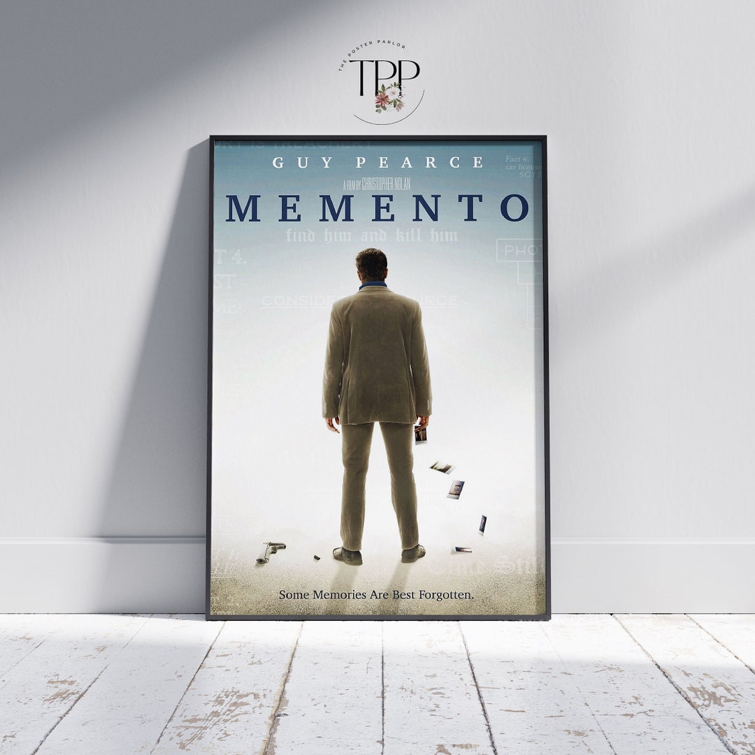 Memento Poster, Christopher Nolan Movie Art, Thriller Film Painting ...