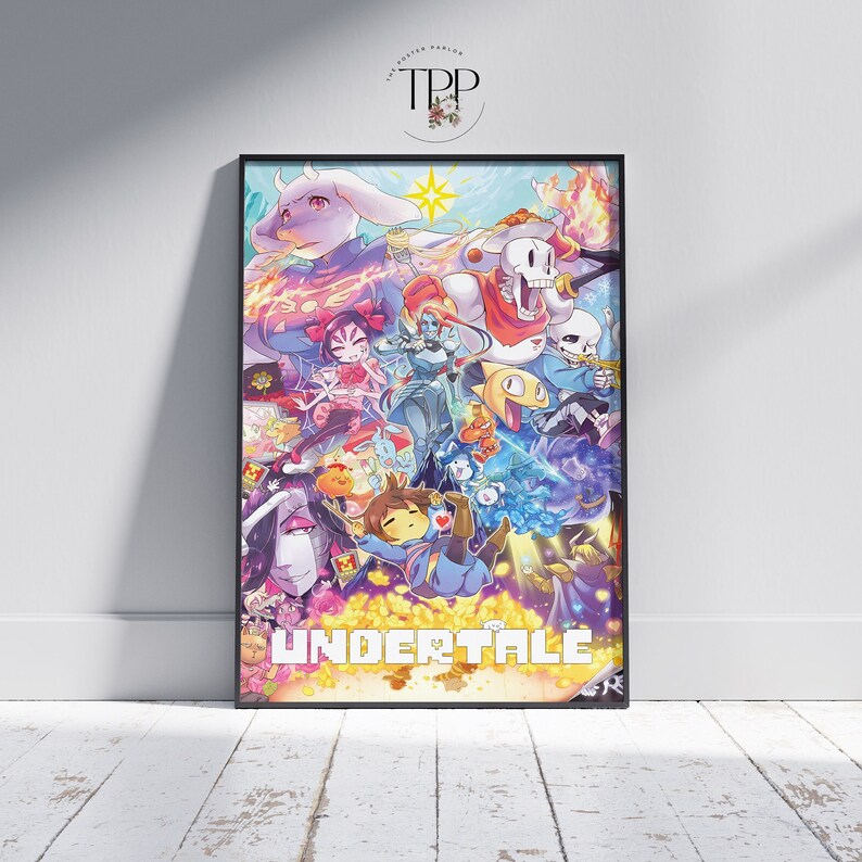 Undertale Game Poster: Pixel Art RPG Print - Etsy