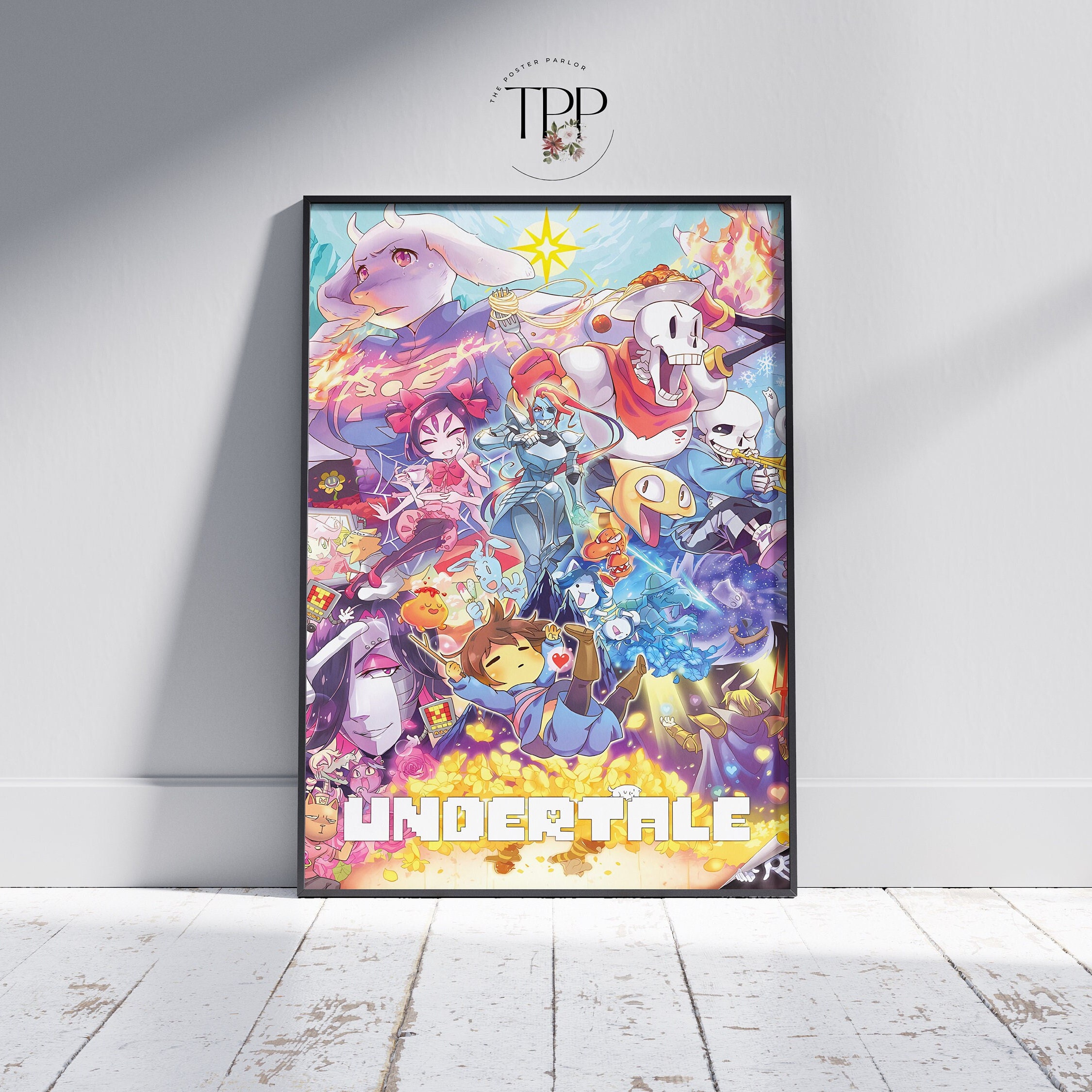 Undertale Game Poster RPG Game Wall Art Unique Gaming Decor - Etsy