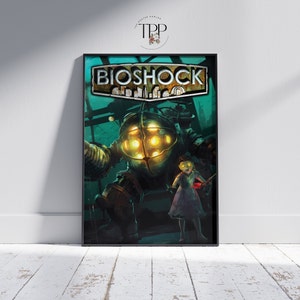 Bioshock Game Poster, Video Game Wall Art, High Quality Print, Gaming ...