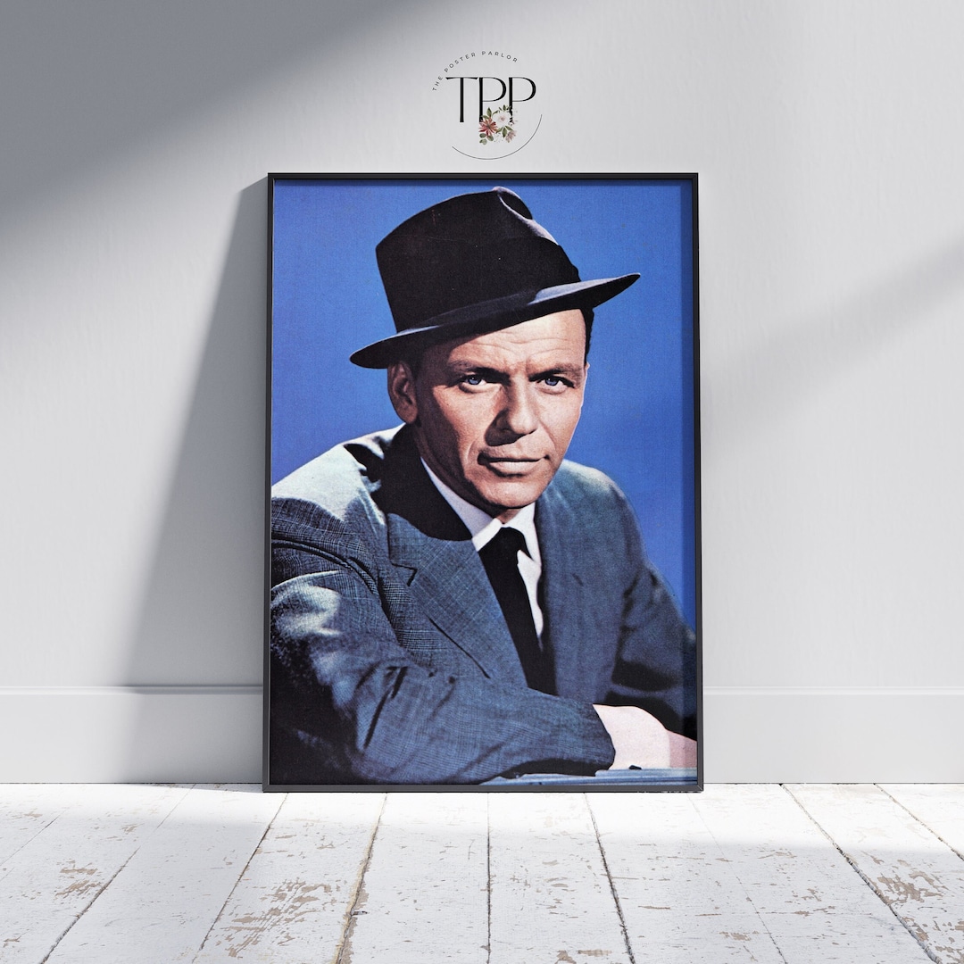 Frank Sinatra Poster: Vintage Music Icon Wall Art - Etsy
