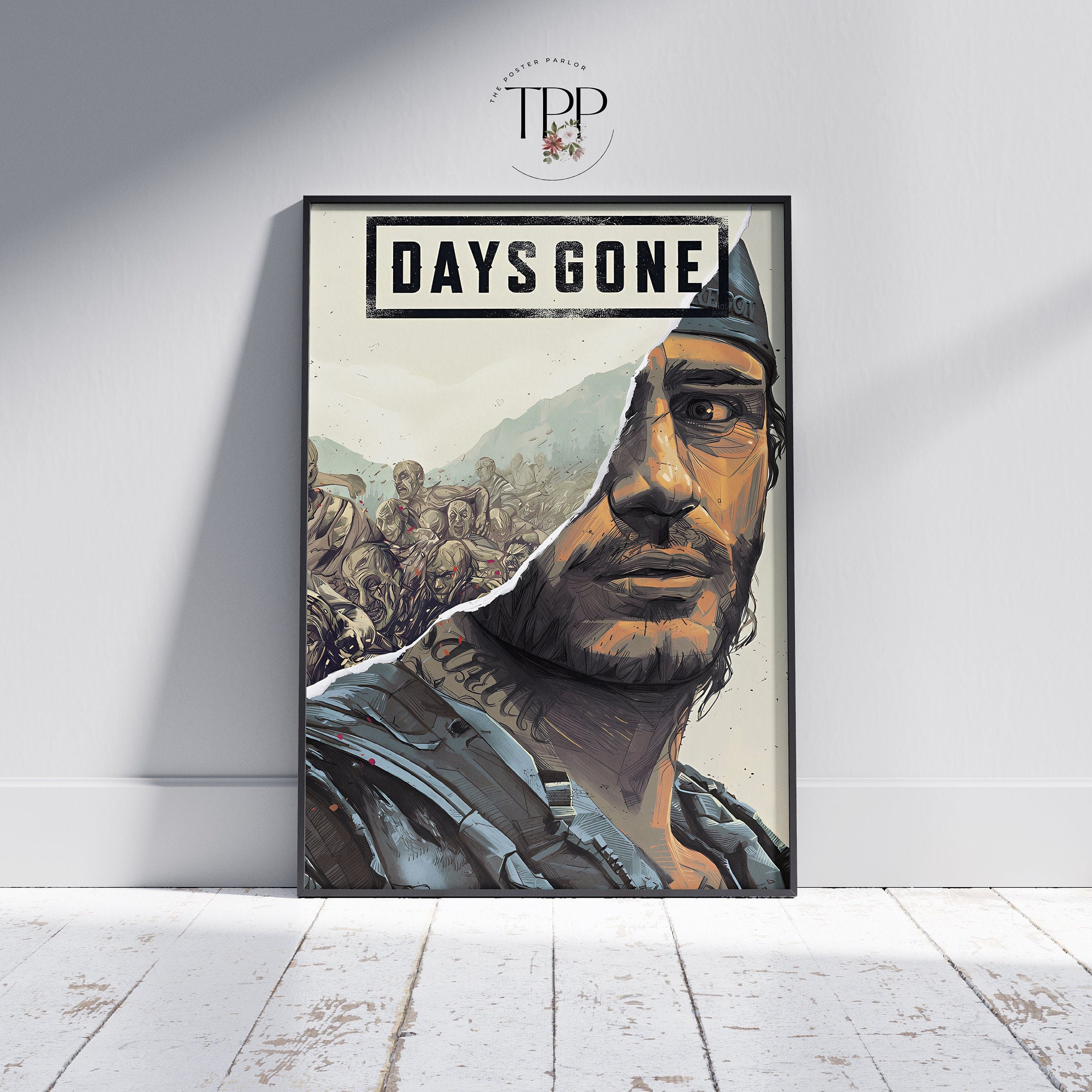 Days Gone Game Poster, Deacon St. John Wall Art, Gaming Room Decor - Etsy