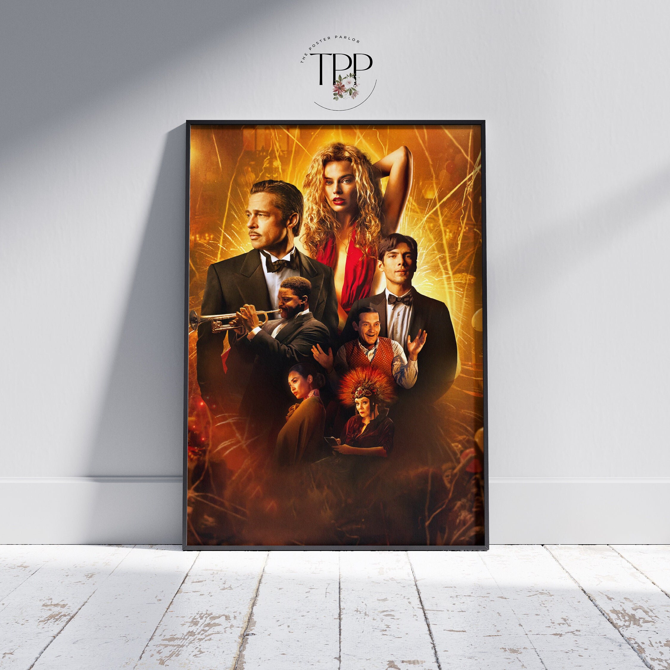 Babylon Poster, Margot Robbie Wall Art, Drama Film Decor, Fine Art ...