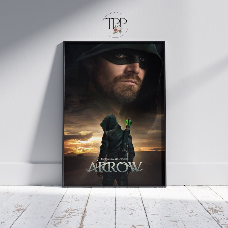 Arrow TV Series Poster: Superhero Fan Art, Sci-fi Decor - Etsy