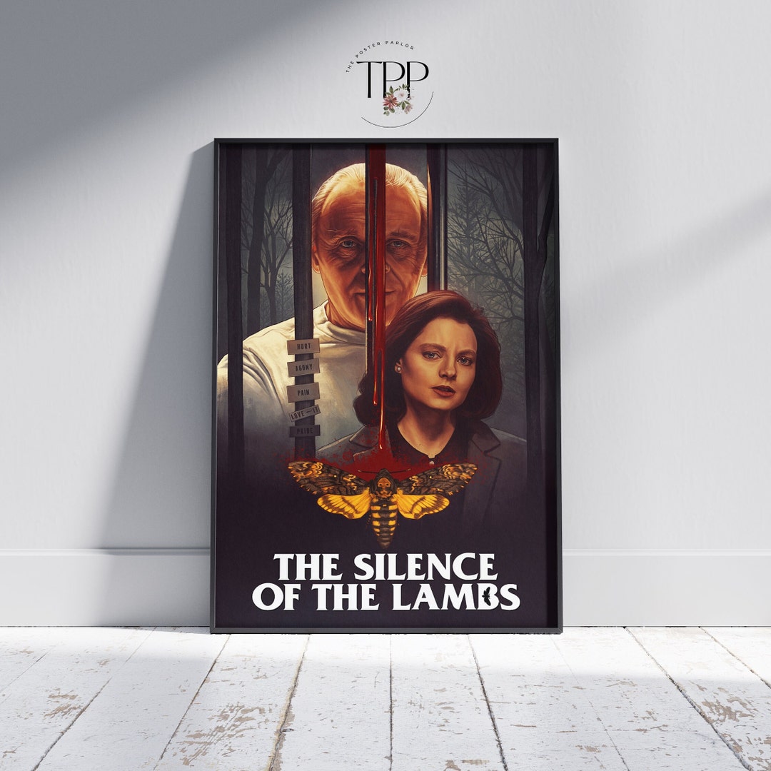 The Silence of the Lambs Movie Poster, Hannibal Lecter Wall Art, Fine ...