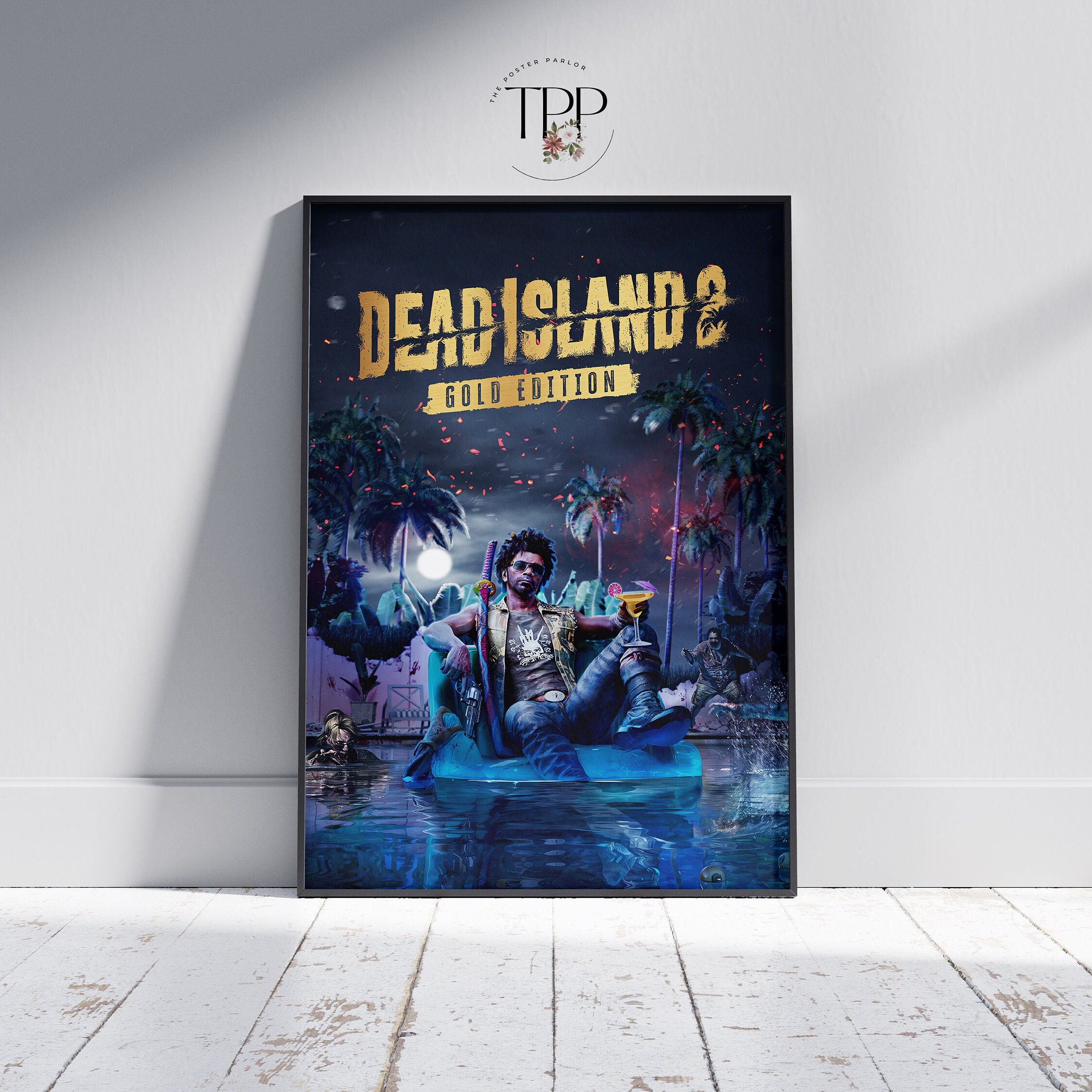 Dead Island 2 Game Poster Zombie Apocalypse Wall Art Gaming - Etsy