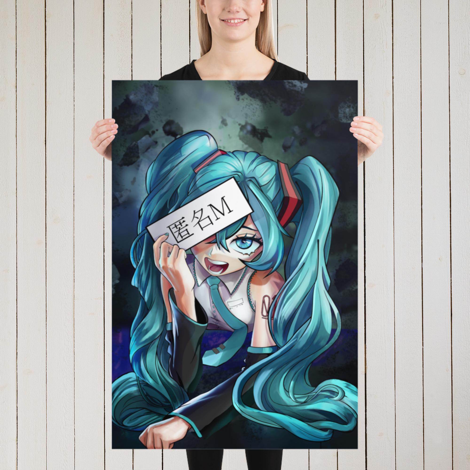 Hatsune Miku Anonymous M Poster - Etsy