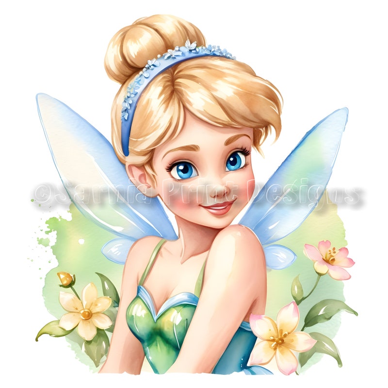 Tinker Bell Print - Etsy