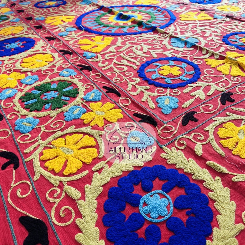 Red Suzani - Etsy