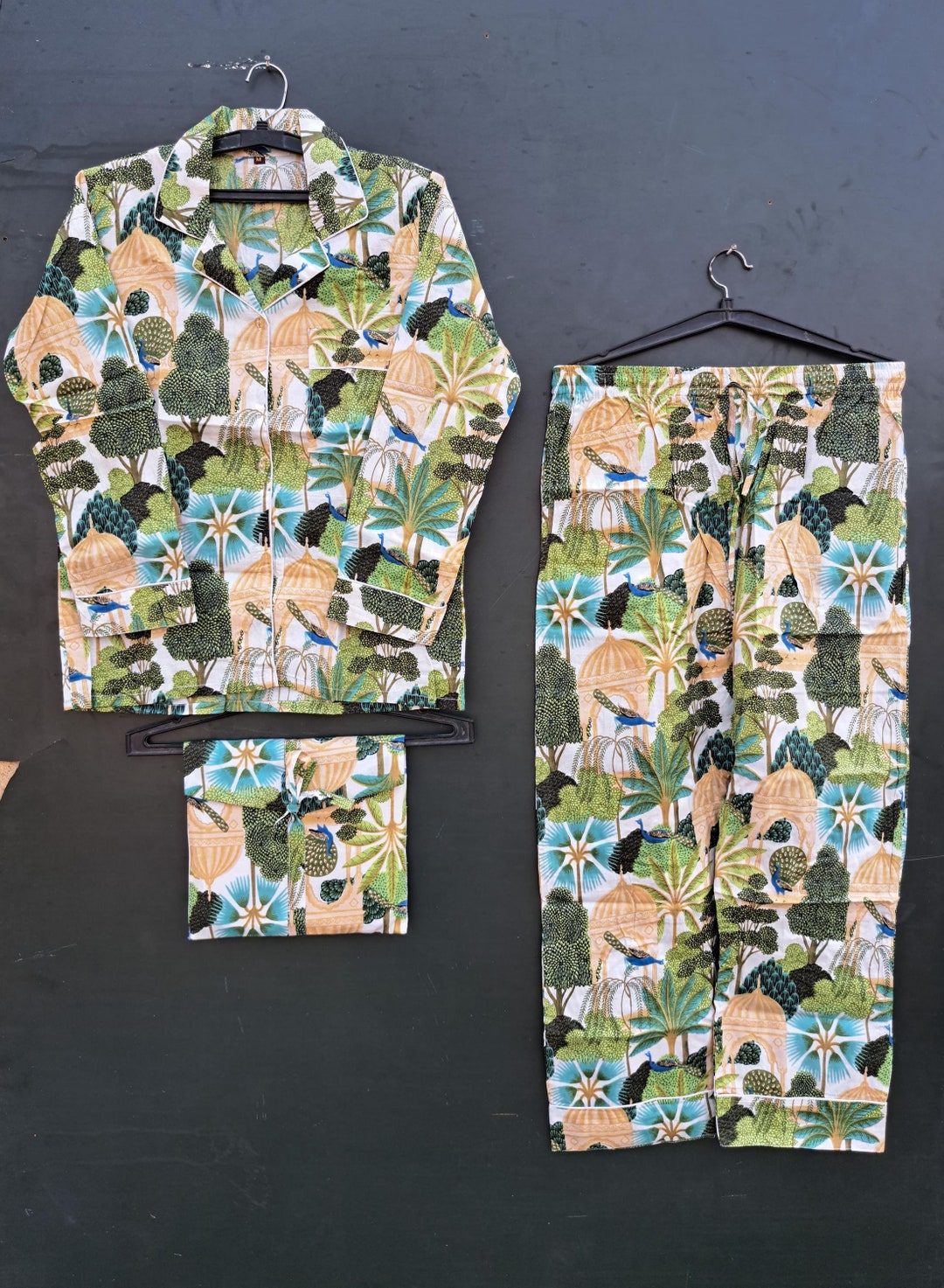 Cotton PJ Sets, Cotton Sleepwear, Lightweight Cotton Pajamas, Summer ...