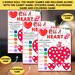 Roll A Heart Christmas Candy Gameroll A Heart Dice Printable Gamekids ...