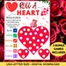Roll A Heart Christmas Candy Gameroll A Heart Dice Printable Gamekids ...