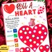 Roll A Heart Christmas Candy Gameroll A Heart Dice Printable Gamekids ...