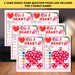Roll A Heart Christmas Candy Game|roll A Heart Dice Printable Game(kids ...