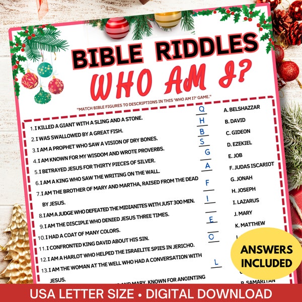 Christmas Trivia - Etsy