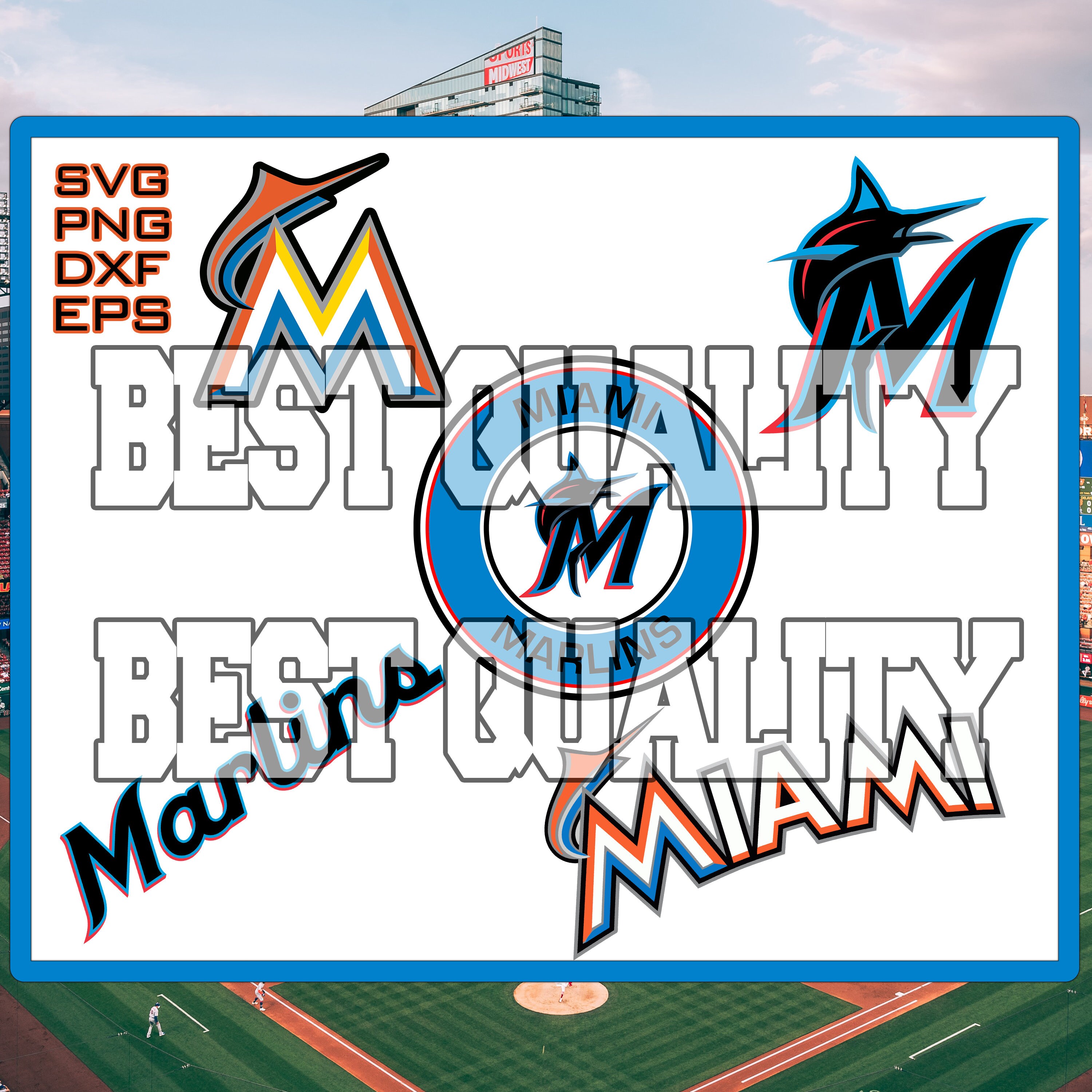 Marlins Baseball Logo