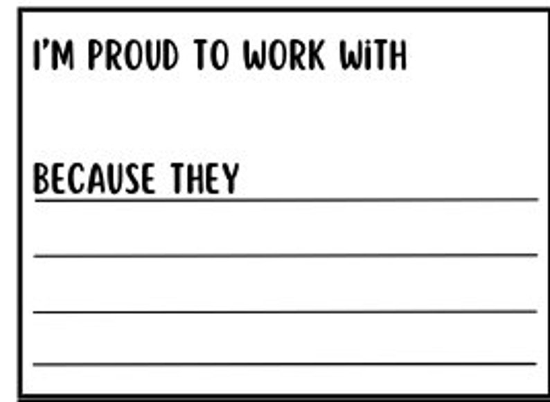 Staff Brag Board Bulletin Board Kit Printable - Multiple Fonts - Etsy