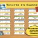 Ticket to Success Bulletin Board Kit Printable - Etsy UK