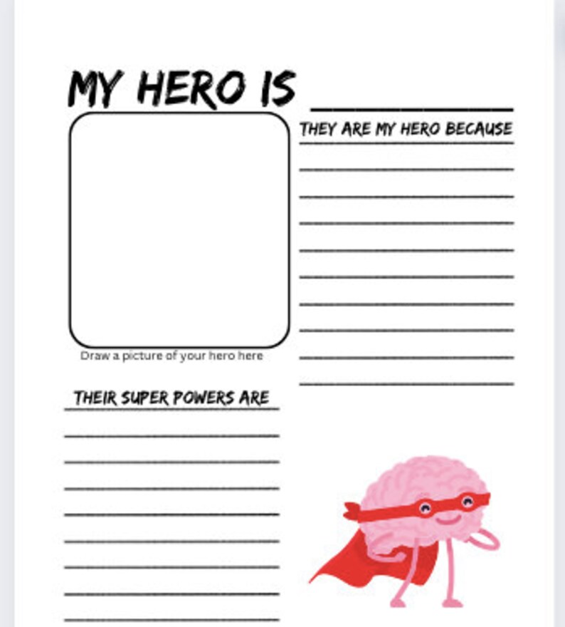 Hero Spotlight Bulletin Board Kit Printable No Capes - Etsy