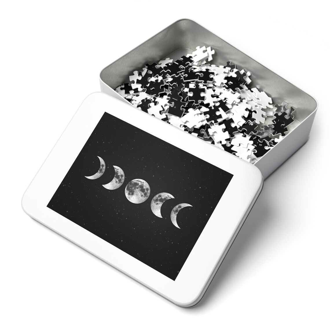 Phases of the Moon Puzzle for Kids and Adults 96, 252, 500, 1000-piece ...