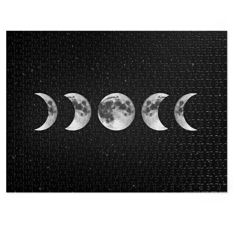 Phases of the Moon Puzzle for Kids and Adults 96 252 500 - Etsy