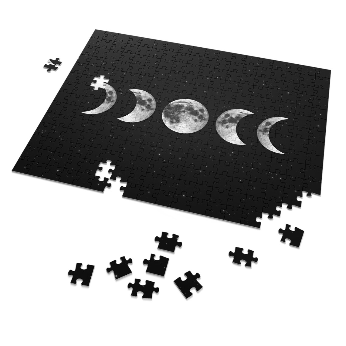 Phases of the Moon Puzzle for Kids and Adults 96, 252, 500, 1000-piece ...