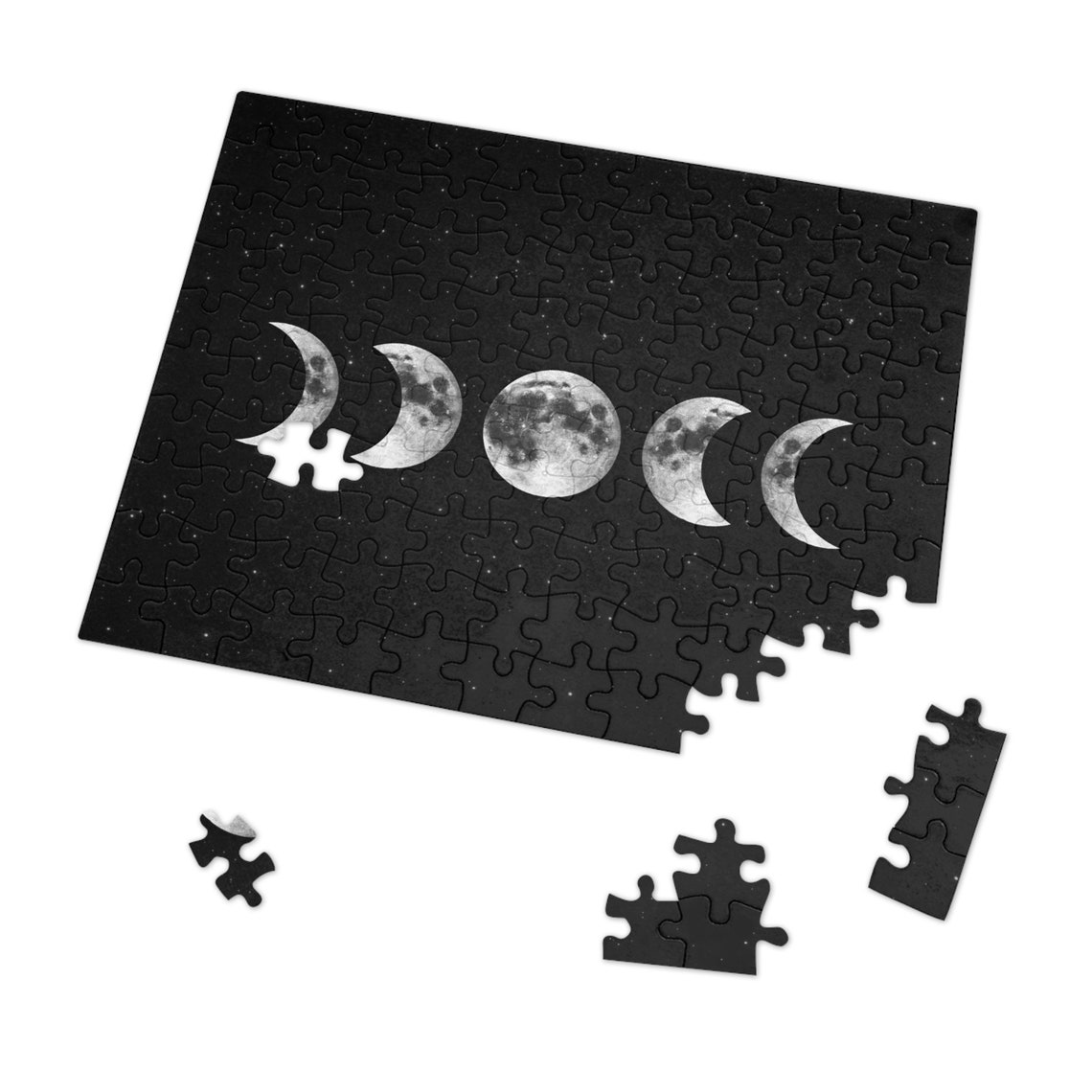 Phases of the Moon Puzzle for Kids and Adults 96, 252, 500, 1000-piece ...