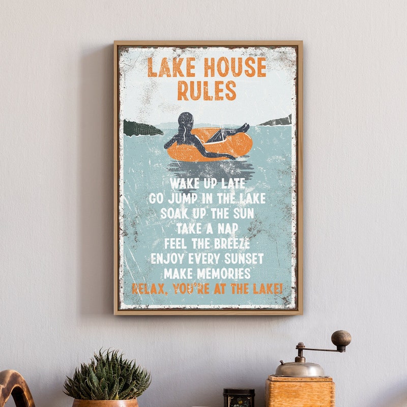 Lake Rules - Etsy