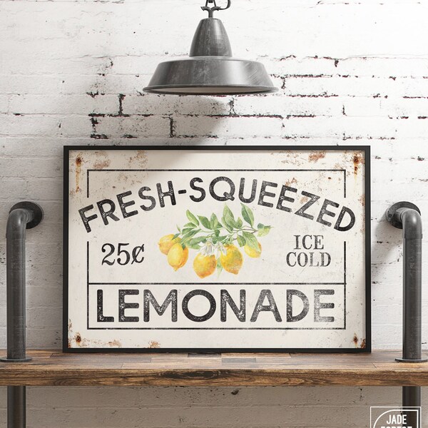 Lemonade Sign - Etsy