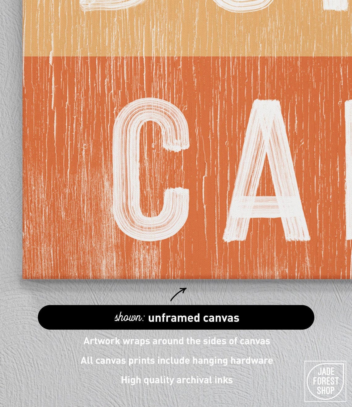 Vintage Lake HAIR DON'T CARE Sign, Rainbow Painted Words on Wood Design ...