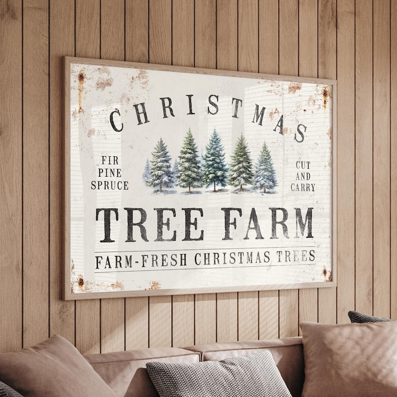 Christmas Tree Farm Sign - Etsy