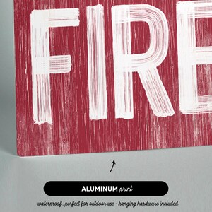 Dark Red Let's Sit by the Fire Canvas for Autum Wall Decor, Modern ...