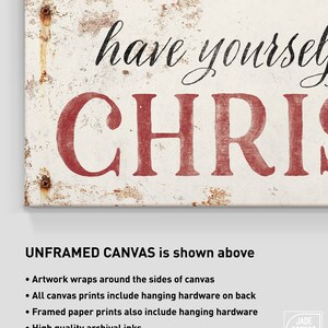 Long Horizontal Christmas Sign, Have Yourself a Merry Little Christmas ...