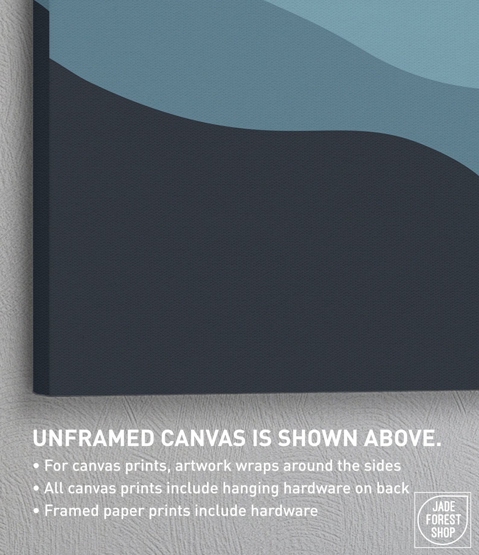 Whale and Underwater Waves Abstract Wall Art for Beach Home or - Etsy