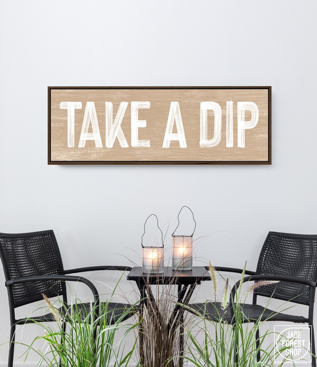 Rustic Hot Tub Sign, Indoor Outdoor Patio Wall Decor, Distressed Wood ...