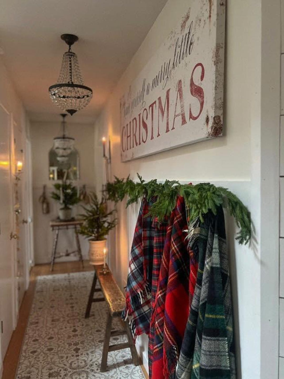 Long Horizontal Christmas Sign, Have Yourself a Merry Little Christmas ...