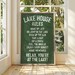 Lake House Rules Sign in Vine Green, Rustic Lakehouse Decor, Vintage ...