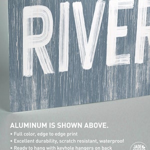 Go Jump in the River Sign > RIVER HOUSE Decor, Coastal Wall Art, Faux ...
