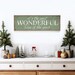 Holiday Wall Art Print: 'most Wonderful Time' in Seagrass Green - Etsy