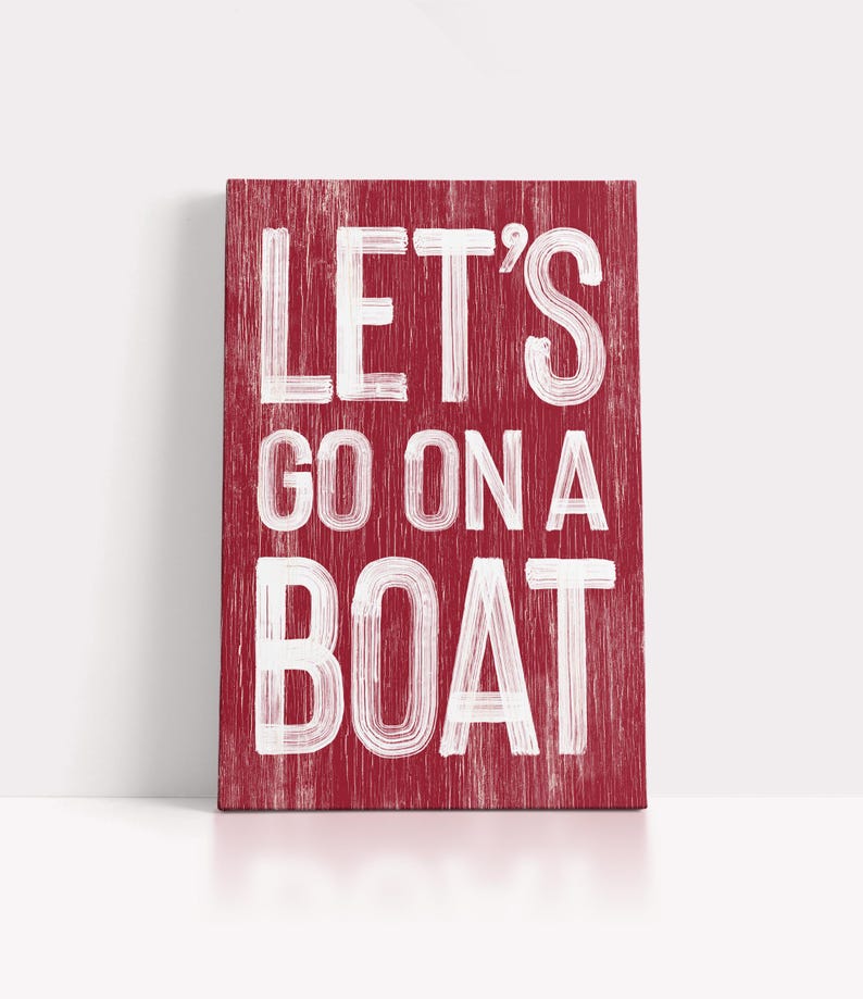 Rustic Boat Sign - Coastal Beach House Wall Decor, Nautical Wall Art - Etsy