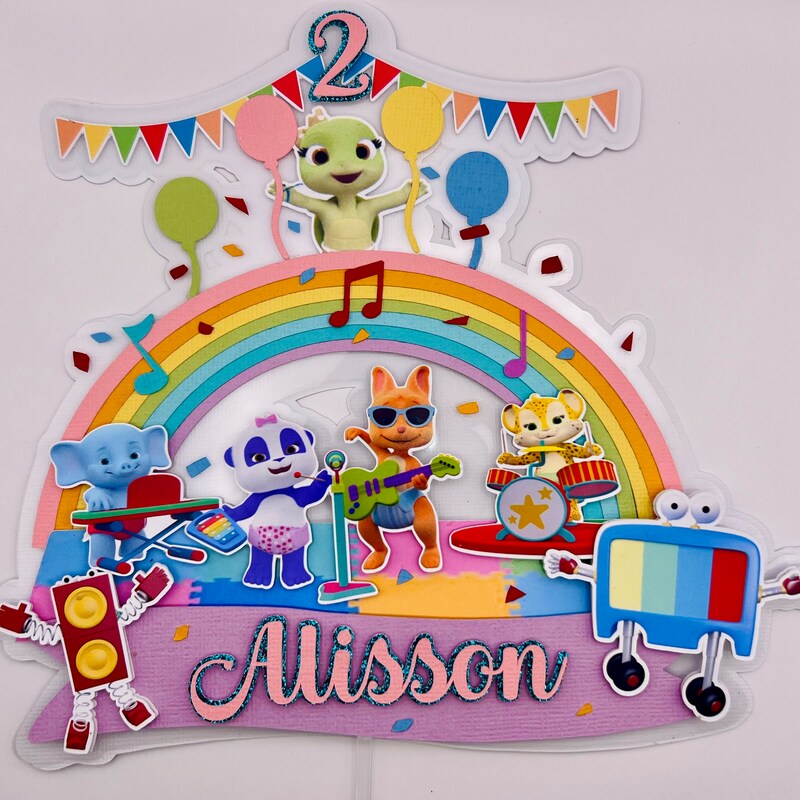 Word Party Cake Topper - Etsy