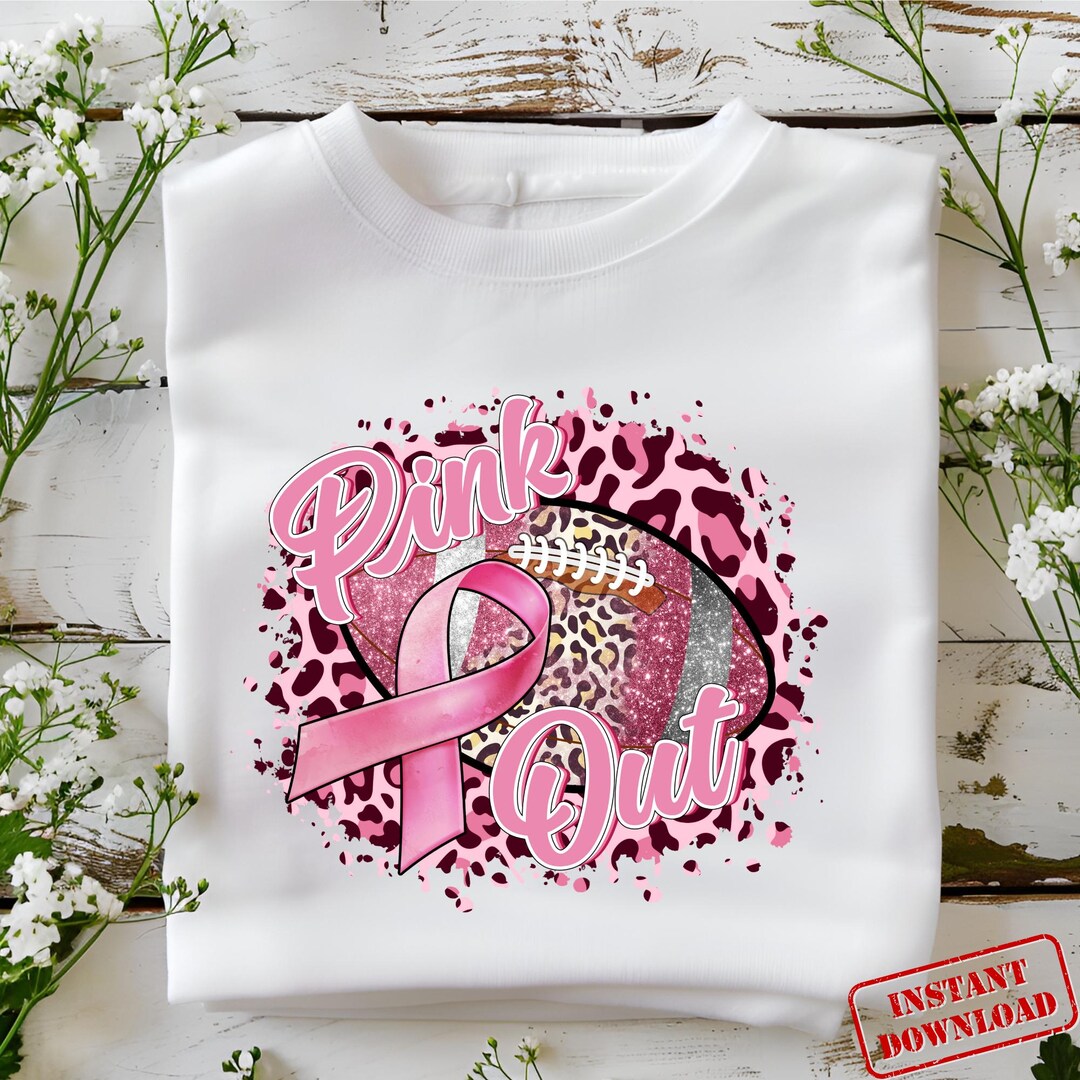 Pink Out Cancer Awareness Png, Sublimation Designs Downloads, Breast ...